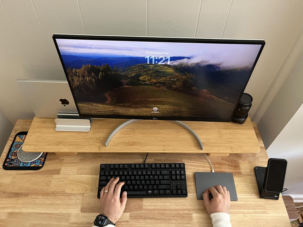 Flexispot Bamboo Monitor Stand Review: Space-Saving Desk Riser