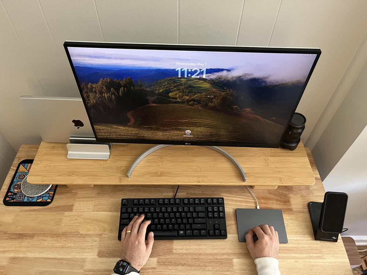 Flexispot Bamboo Monitor Stand Review: Space-Saving Desk Riser