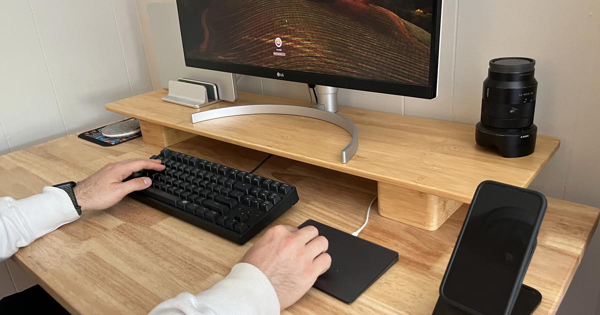 Flexispot Bamboo Monitor Stand Review: Space-Saving Desk Riser