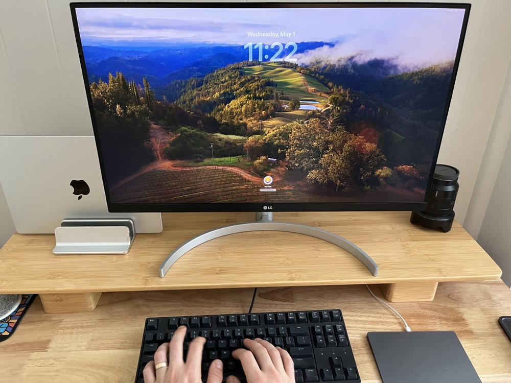 FlexiSpot Bamboo Monitor Stand Review: Space-Saving Desk Riser